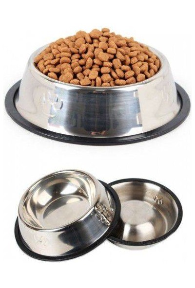 OPTANA Kedi Köpek Mama Kabı Evcil Hayvan Metal Paslanmaz Çelik Kap 15 cm OPTANA Kedi Köpek Mama Kabı Evcil Hayvan Metal Paslanmaz Çelik Kap 15 cm