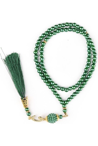 İkra Hac Tasarım Inci Tespih Vavlı Püsküllü Yeşil İkra Hac Tasarım Inci Tespih Vavlı Püsküllü Yeşil