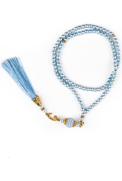 İkra Hac Tasarım Inci Tespih Vavlı Püsküllü Bebe Mavi İkra Hac Tasarım Inci Tespih Vavlı Püsküllü Bebe Mavi