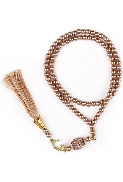 İkra Hac Tasarım Inci Tespih Vavlı Püsküllü Gold İkra Hac Tasarım Inci Tespih Vavlı Püsküllü Gold