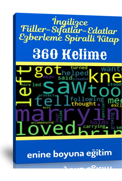 Enine Boyuna Eğitim Ingilizce Fiiller-Sıfatlar-Edatlar Ezberleme Kitabı Enine Boyuna Eğitim Ingilizce Fiiller-Sıfatlar-Edatlar Ezberleme Kitabı