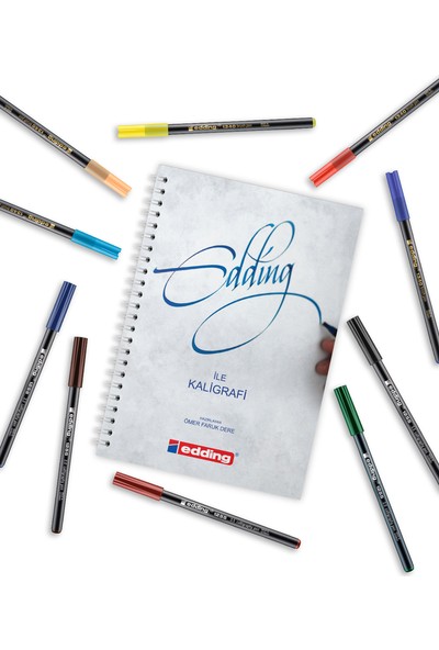Edding Klasik Modern Kaligrafi Seti + Özel Defter Set-2 Edding Klasik Modern Kaligrafi Seti + Özel Defter Set-2