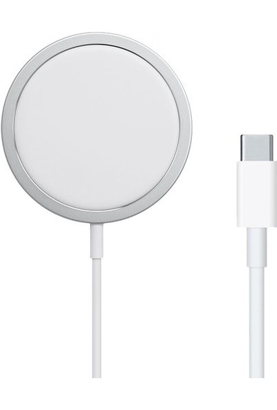 Alisverishopping Apple iPhone Magsafe Kablosuz Şarj Aleti ve 20W Adaptör Alisverishopping Apple iPhone Magsafe Kablosuz Şarj Aleti ve 20W Adaptör