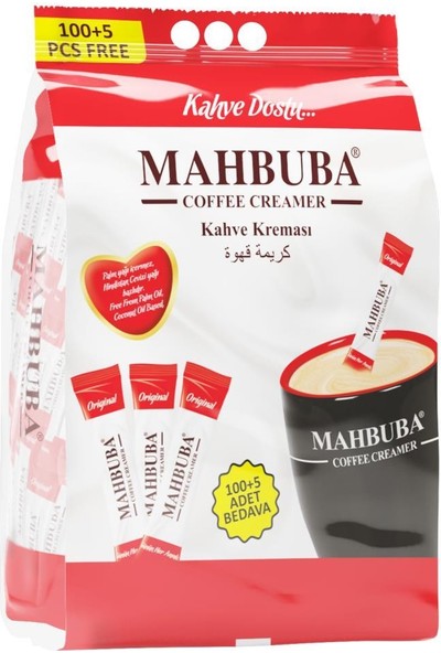 Mahbuba Kahve Kreması Süt Tozu Kahve Dostu 105x4.2gr Stick