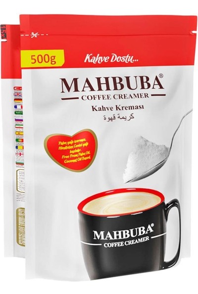 Mahbuba Kahve Kreması Süt Tozu Kahve Dostu 500gr Poşet Mahbuba Kahve Kreması Süt Tozu Kahve Dostu 500gr Poşet
