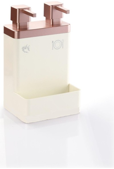 Azra Akrilik 2'li Mutfak Sıvı Sabunluk Beyaz Rose Gold Azra Akrilik 2'li Mutfak Sıvı Sabunluk Beyaz Rose Gold