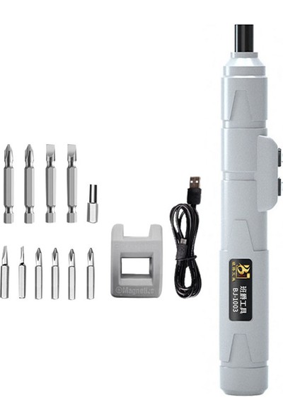 Shopfocus Akülü USB Şarj Edilebilir Elektrikli Tornavida Mini Shopfocus Akülü USB Şarj Edilebilir Elektrikli Tornavida Mini