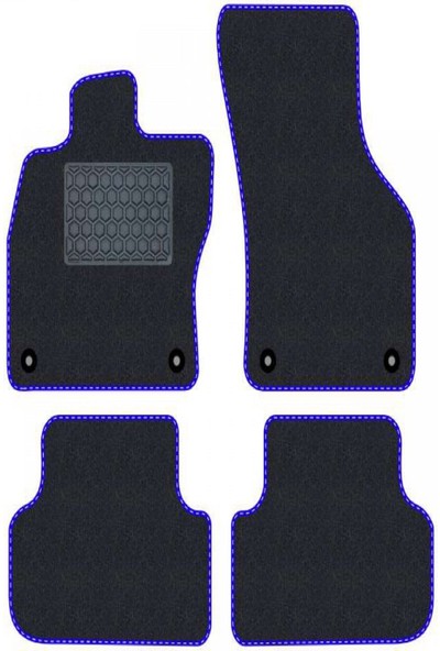 Tegin Renault Megane 3 2008-2016 Hatchback Siyah Halı Mavi Kenar Petek Topuk 2250 gr Paspas Tegin Renault Megane 3 2008-2016 Hatchback Siyah Halı Mavi Kenar Petek Topuk 2250 gr Paspas