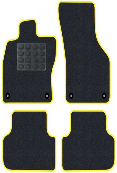 Tegin Porsche 911 996 1998-2004 Siyah Halı Sarı Kenar Elipsler Topuk 2250 gr Paspas Tegin Porsche 911 996 1998-2004 Siyah Halı Sarı Kenar Elipsler Topuk 2250 gr Paspas