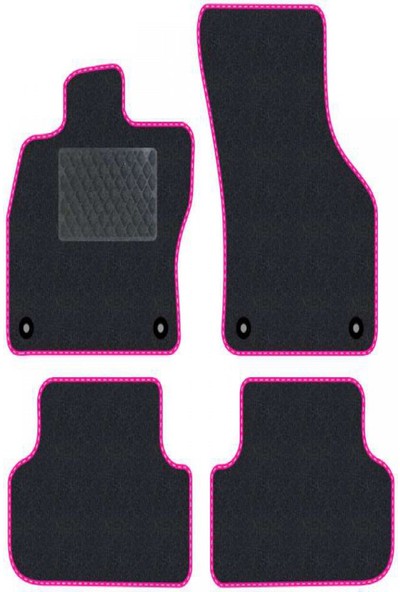 Tegin Chevrolet Corvette C6 2005-2013 Siyah Halı Pembe Kenar Baklava Topuk 2250 gr Paspas Tegin Chevrolet Corvette C6 2005-2013 Siyah Halı Pembe Kenar Baklava Topuk 2250 gr Paspas