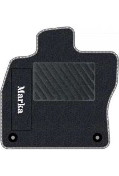 Tegin Audi A8 2010 ve Sonrası Uzun Siyah Halı Gri Kenar Çapraz Çizgi Topuk 2250 gr Paspas Tegin Audi A8 2010 ve Sonrası Uzun Siyah Halı Gri Kenar Çapraz Çizgi Topuk 2250 gr Paspas