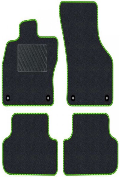 Tegin Mercedes E W212 2013-2016 - Makyajlı Siyah Halı Yeşil Kenar Çapraz Çizgi Topuk 2250 gr Paspas Tegin Mercedes E W212 2013-2016 - Makyajlı Siyah Halı Yeşil Kenar Çapraz Çizgi Topuk 2250 gr Paspas