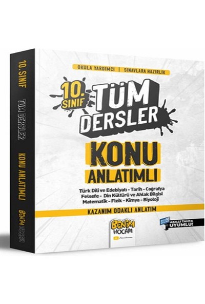 Benim Hocam Yayınları 2022 10. Sınıf Tüm Dersler Konu Anlatımı Benim Hocam Yayınları