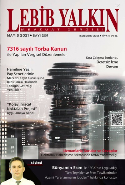 Lebib Yalkın Mevzuat Dergisi - Mayıs Sayısı Lebib Yalkın Mevzuat Dergisi - Mayıs Sayısı