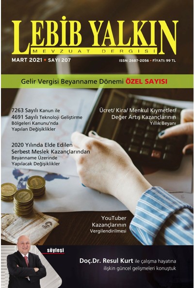 Lebib Yalkın Mevzuat Dergisi - Mart Sayısı Lebib Yalkın Mevzuat Dergisi - Mart Sayısı
