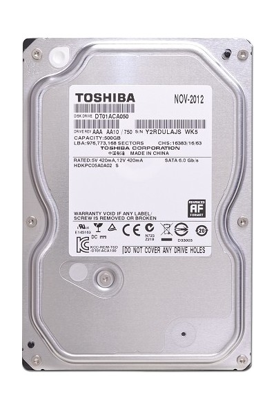 Toshiba DT01ACA050 500GB 3.5 Toshiba DT01ACA050 500GB 3.5