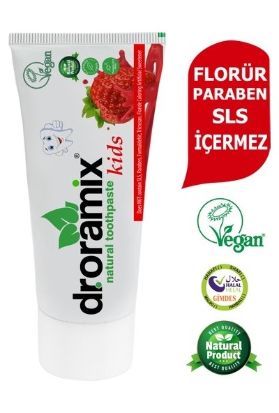 Dr. Oramix Florürsüz Çocuk Diş Macunu