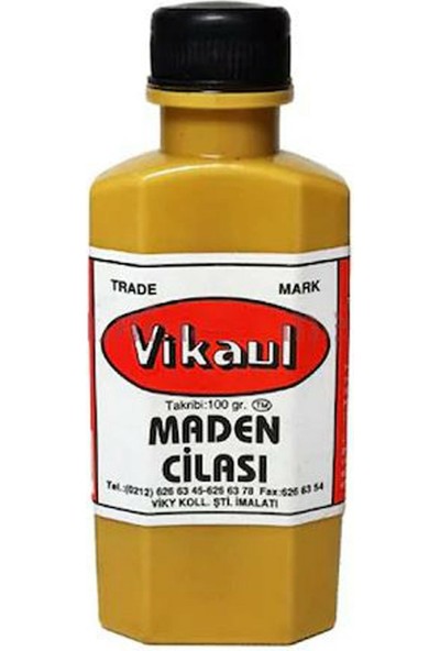 Vikaul Maden Cilası Maden Parlatıcı Metal Cilası Kavil 100 gr