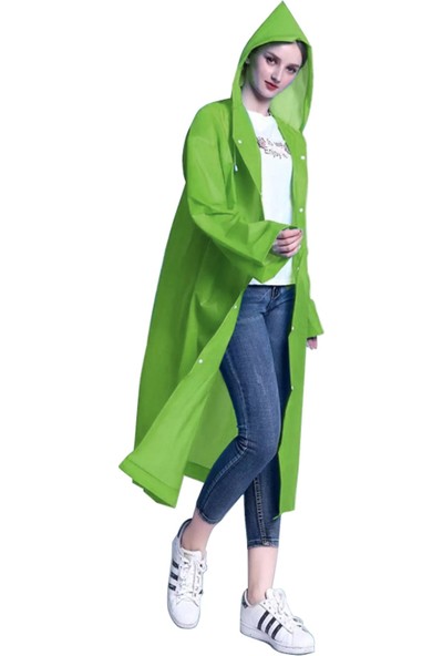 Hediyecenter Su Geçirmez Eva Kumaş Şık Kıyafetüstü Unisex Yağmurluk Hediyecenter Su Geçirmez Eva Kumaş Şık Kıyafetüstü Unisex Yağmurluk