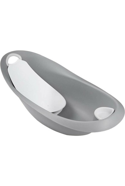 Keeeper Stars Gri Yumuşak Oturaklı Bebek Banyo Küveti Giderli Keeeper Stars Gri Yumuşak Oturaklı Bebek Banyo Küveti Giderli