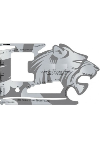 Kastore Aslan Tasarımlı Survival Kit (18 Fonksiyonlu)