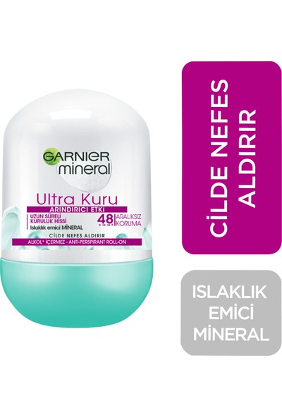 Garnier Mineral Ultra Kuru Roll-On Deodorant