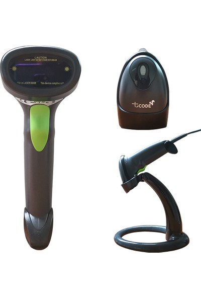 Tcode TC1570 1d Kablolu USB Stand B.okuyucu Black
