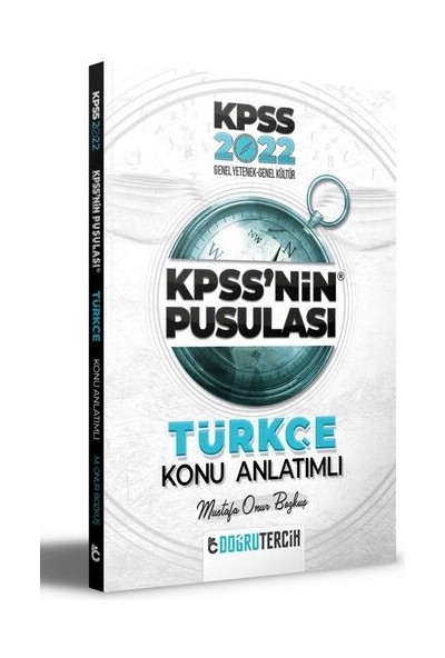 Doğru Tercih Yayınları 2022 KPSS'nin Pusulası Türkçe Konu Anlatımı Doğru Tercih Yayınları 2022 KPSS'nin Pusulası Türkçe Konu Anlatımı
