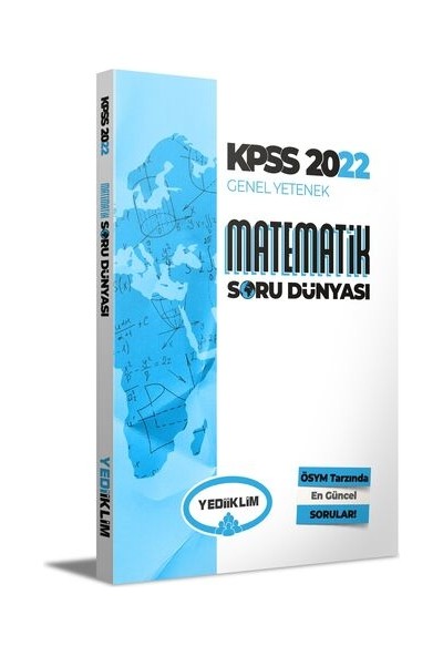 Yediiklim Yayınları KPSS 2022 Genel Yetenek Matematik Soru Dünyası Yediiklim Yayınları KPSS 2022 Genel Yetenek Matematik Soru Dünyası