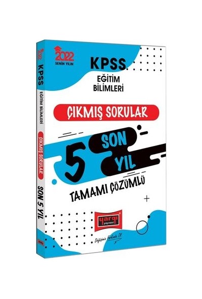 Yargı Yayınevi KPSS 2022 Eğitim Bilimleri Tamamı Çözümlü Son 5 Yıl Çıkmış Sorular