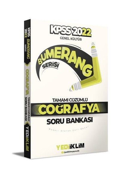 Yediiklim Yayınları KPSS 2022 Genel Kültür Bumerang Coğrafya Tamamı Çözümlü Soru Bankası Yediiklim Yayınları KPSS 2022 Genel Kültür Bumerang Coğrafya Tamamı Çözümlü Soru Bankası
