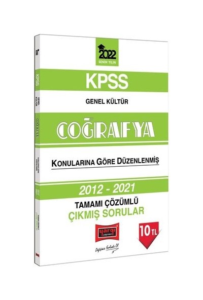 Yargı Yayınevi KPSS 2022 Genel Kültür Coğrafya Tamamı Çözümlü Çıkmış Sorular Yargı Yayınevi KPSS 2022 Genel Kültür Coğrafya Tamamı Çözümlü Çıkmış Sorular