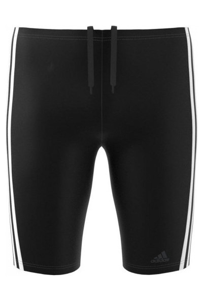 adidas 3 Bantlı Siyah Yüzücü Mayosu (DP7550)