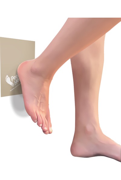 Peel Heel PeelHeel - Topuk Törpüsü Sticker’ı (BEJ) 19 x 19 cm