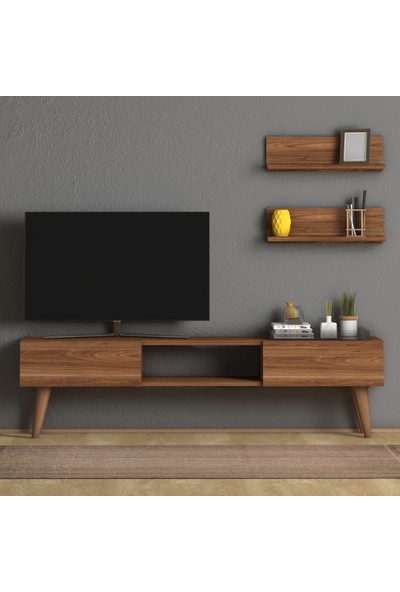 Monte Sehpa Atlantis Tv Ünitesi Ceviz