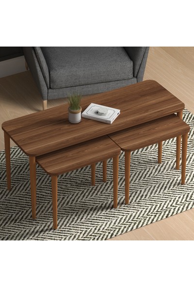 Monte Sehpa Omega Ortasehpa Ceviz