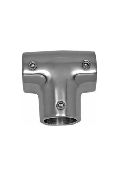 Krom Bağlantı T 90 Derece Çap:25 mm