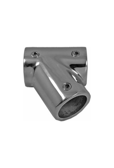 Krom Bağlantı T 60 Derece Çap:25 mm