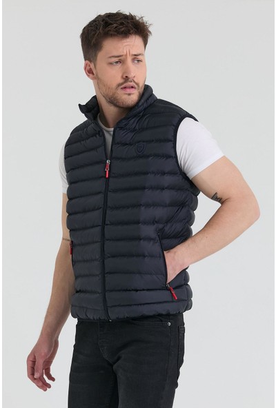 Danger Erkek Slim Fit Şişme Yelek Lacivert Danger Erkek Slim Fit Şişme Yelek Lacivert