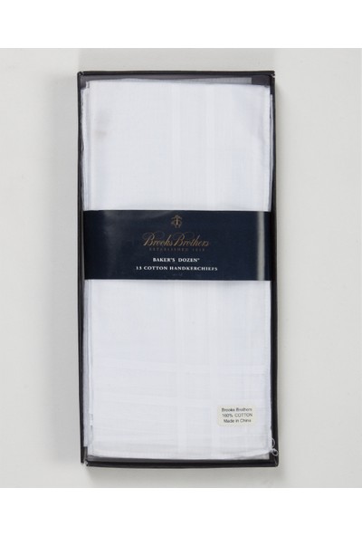 Brooks Brothers Erkek Açık Bej Mendil