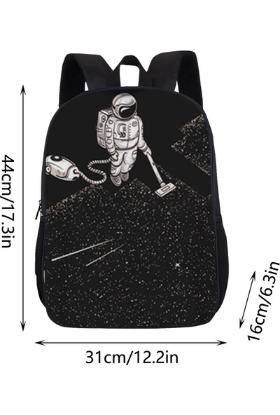 Nanstore Hayvan Karikatür Ilköğretim Okulu Sırt Çantası Büyük Kapasiteli Polyester Okul Çantası (Yurt Dışından)