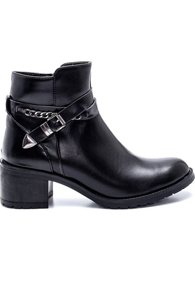 Derimod Kadın Tokalı Topuklu Bot