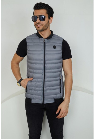 Danger Mevsimlik Erkek Şişme Yelek Gri Danger Mevsimlik Erkek Şişme Yelek Gri