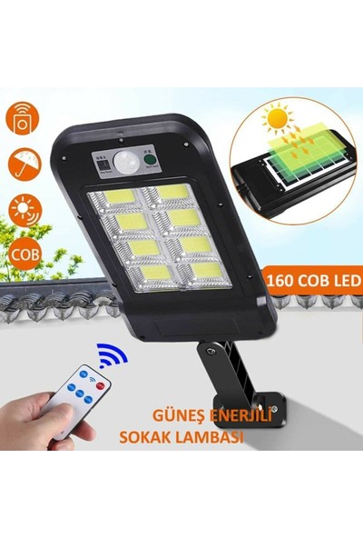 Ema Uzaktan Kumandalı Solar Dış Mekan 160 LED Li Bahçe Lambası Ema Uzaktan Kumandalı Solar Dış Mekan 160 LED Li Bahçe Lambası