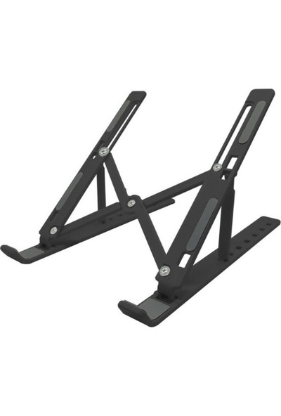 Tam İthalat 7 Kademeli Ayarlı Katlanabilir Laptop Tablet Standı Siyah Tam İthalat 7 Kademeli Ayarlı Katlanabilir Laptop Tablet Standı Siyah
