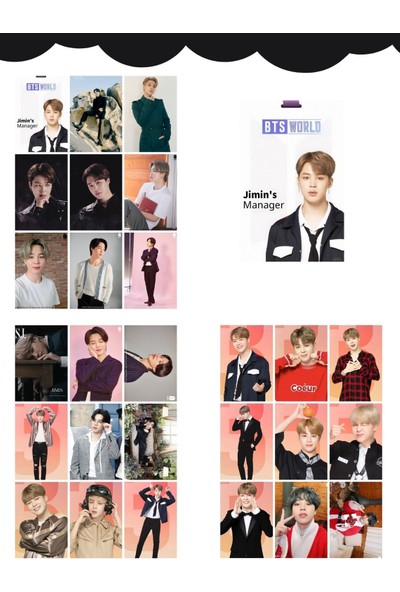 Bts '' Jımın '' Fotokart Seti