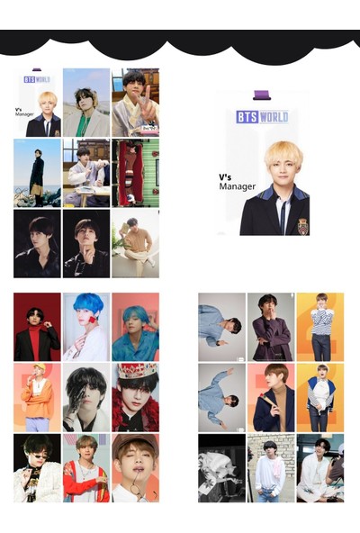 Bts '' V '' Fotokart Seti