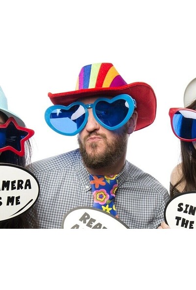 Samur Mavi Renk Mega Boy Jumbo Kalp Şekilli Parti Gözlüğü Samur Mavi Renk Mega Boy Jumbo Kalp Şekilli Parti Gözlüğü