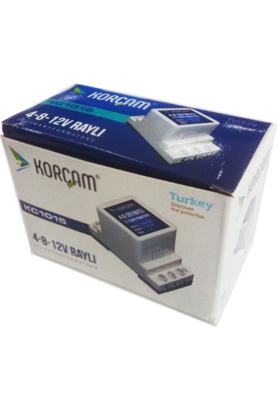 Korçam 4-8-12V Raylı Zil Transformatörü KC1015 Korçam 4-8-12V Raylı Zil Transformatörü KC1015