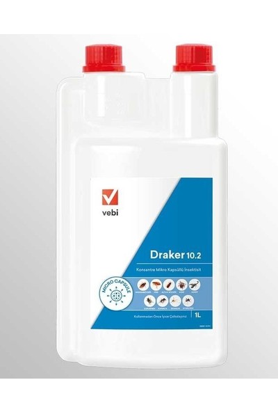 Vebi Draker 10.2 Konsantre 1lt Haşereöldürücü Vebi Draker 10.2 Konsantre 1lt Haşereöldürücü